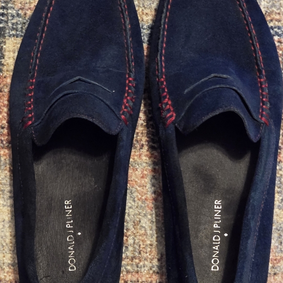 Donald J. Pliner | Shoes | Donald J Pliner Mens Navy Loafers | Poshmark